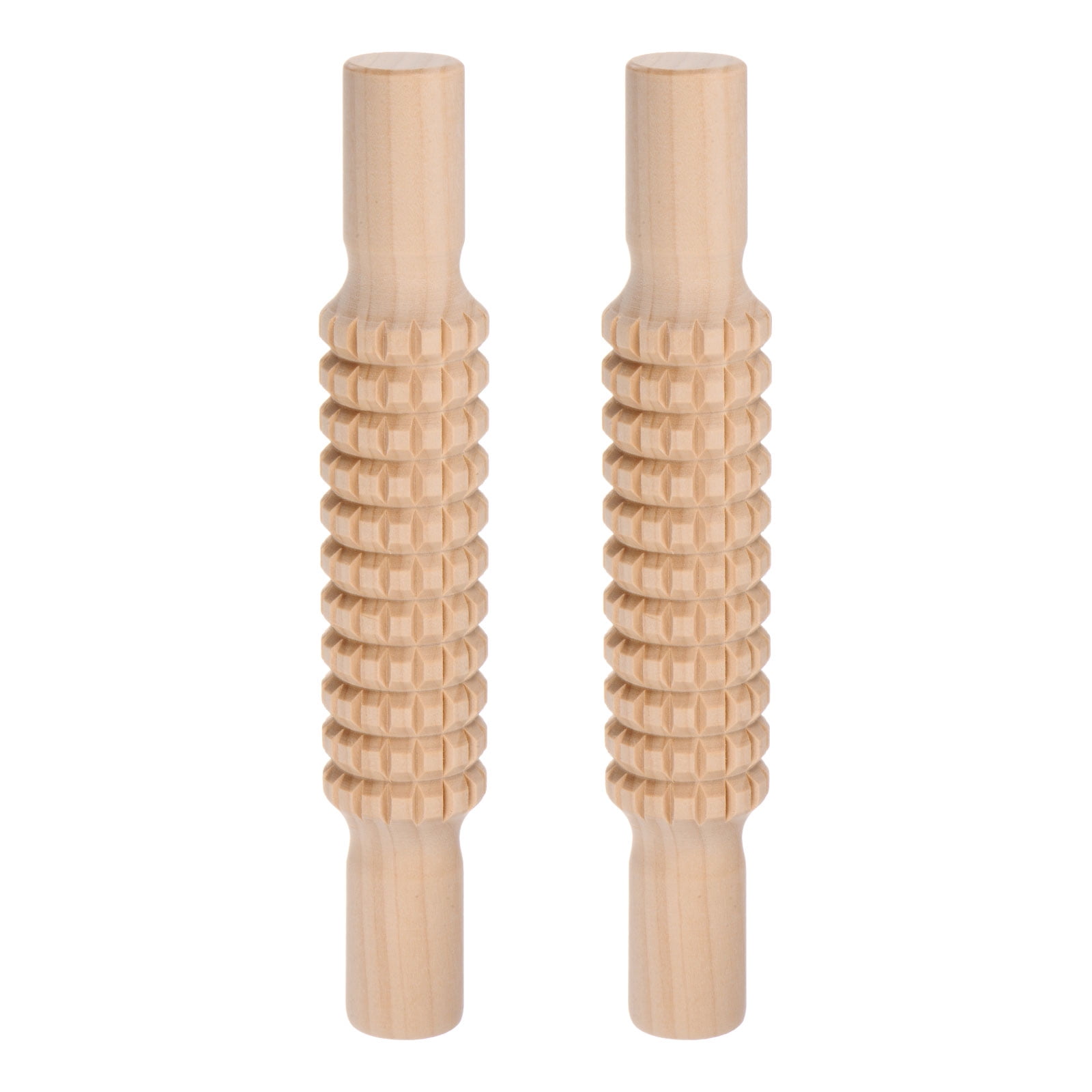 Wood Clay Roller Lattice Texture Rolling Emboss Wood 21cm x 3.5cm Clay ...