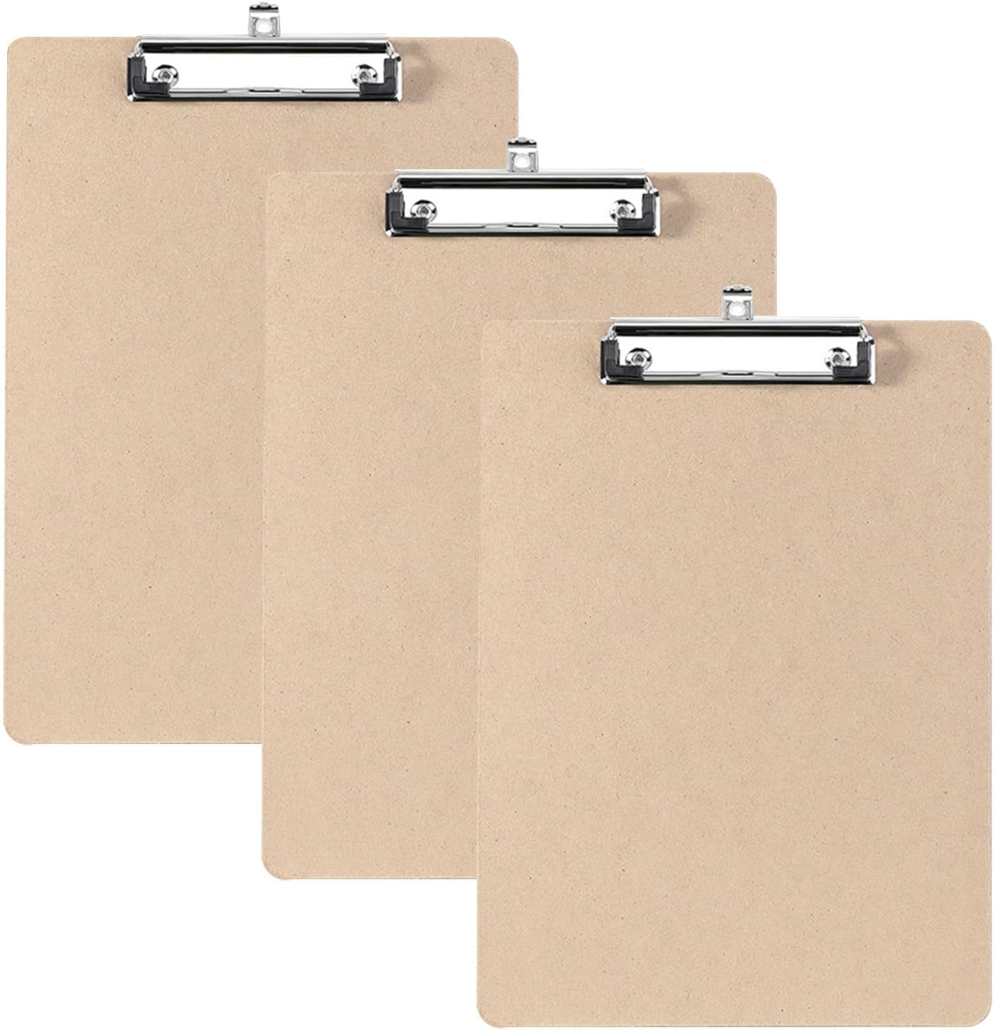 Wood Clipboards Set of 3 - Letter Size (8.5"x11") and A4 (9"x12.5 ...