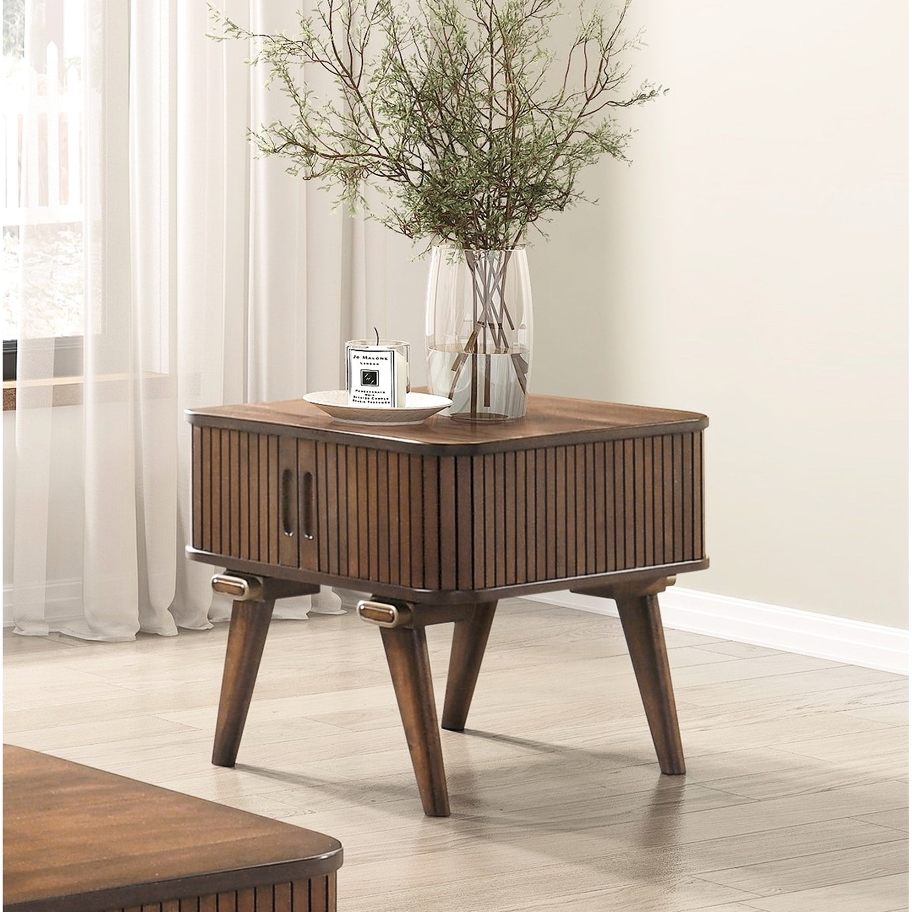 Wood Composition - Quick - Access Compartment - Coffee Table Location ...