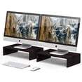 Wood Computer Monitor Stand Riser 16 inch Desktop Stand, Speaker TV ...