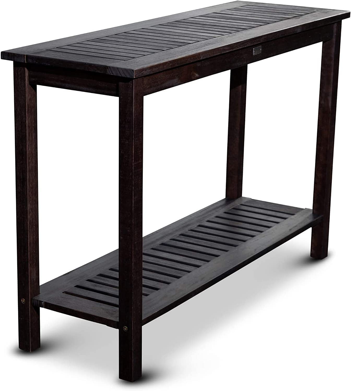 Wood Console Table Outdoor Patio Furniture (Espresso) - Walmart.com