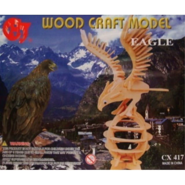Wood Craft Model (Eagle) by CHJ - Walmart.com