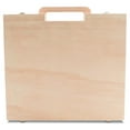 Wood Craft Suitcase 13-1/8 x 14 inch, Pack of 1 Unfinished Wooden Boxes ...