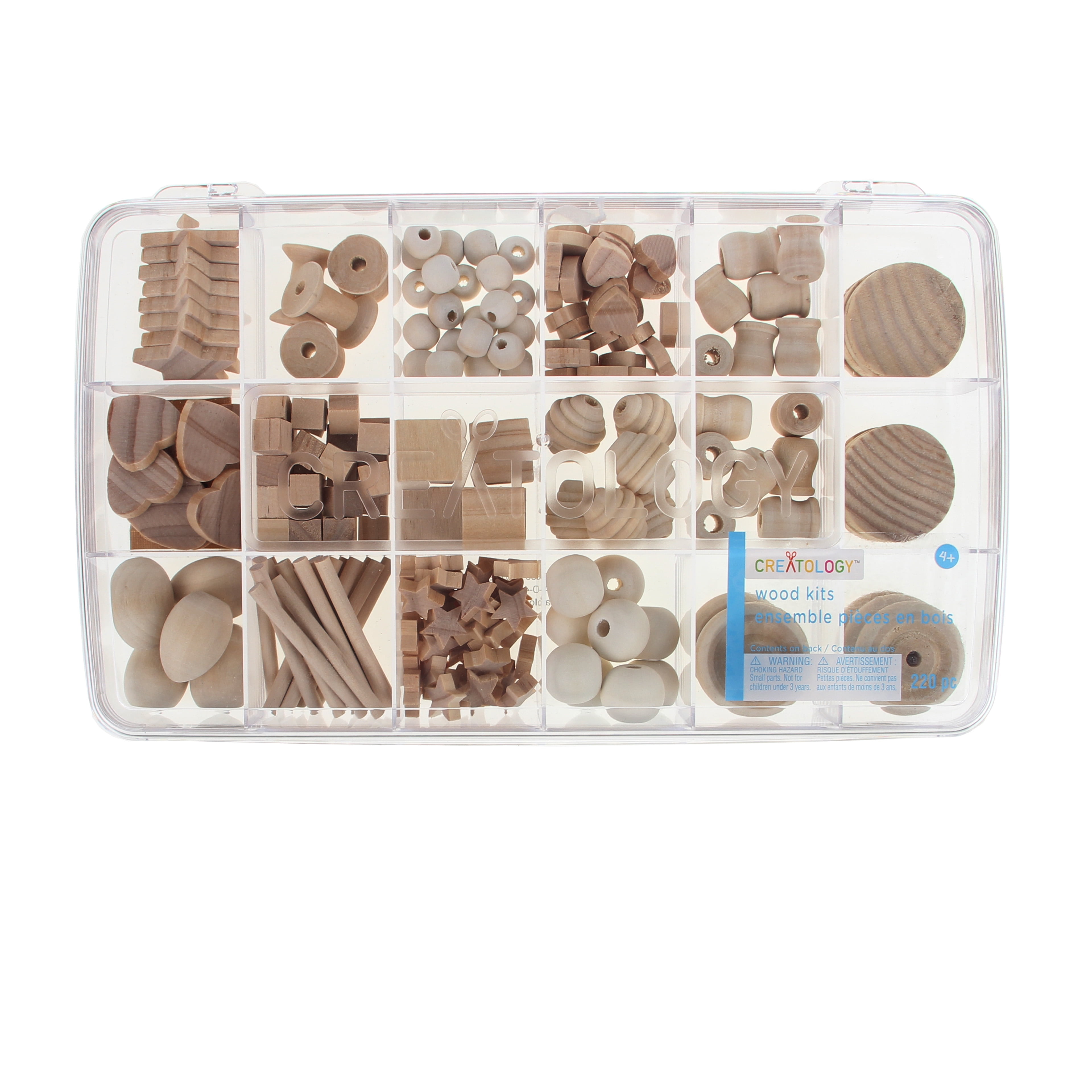 Wood Crafting Assortment Kit by Creatology – Assorted Shapes & Sizes ...