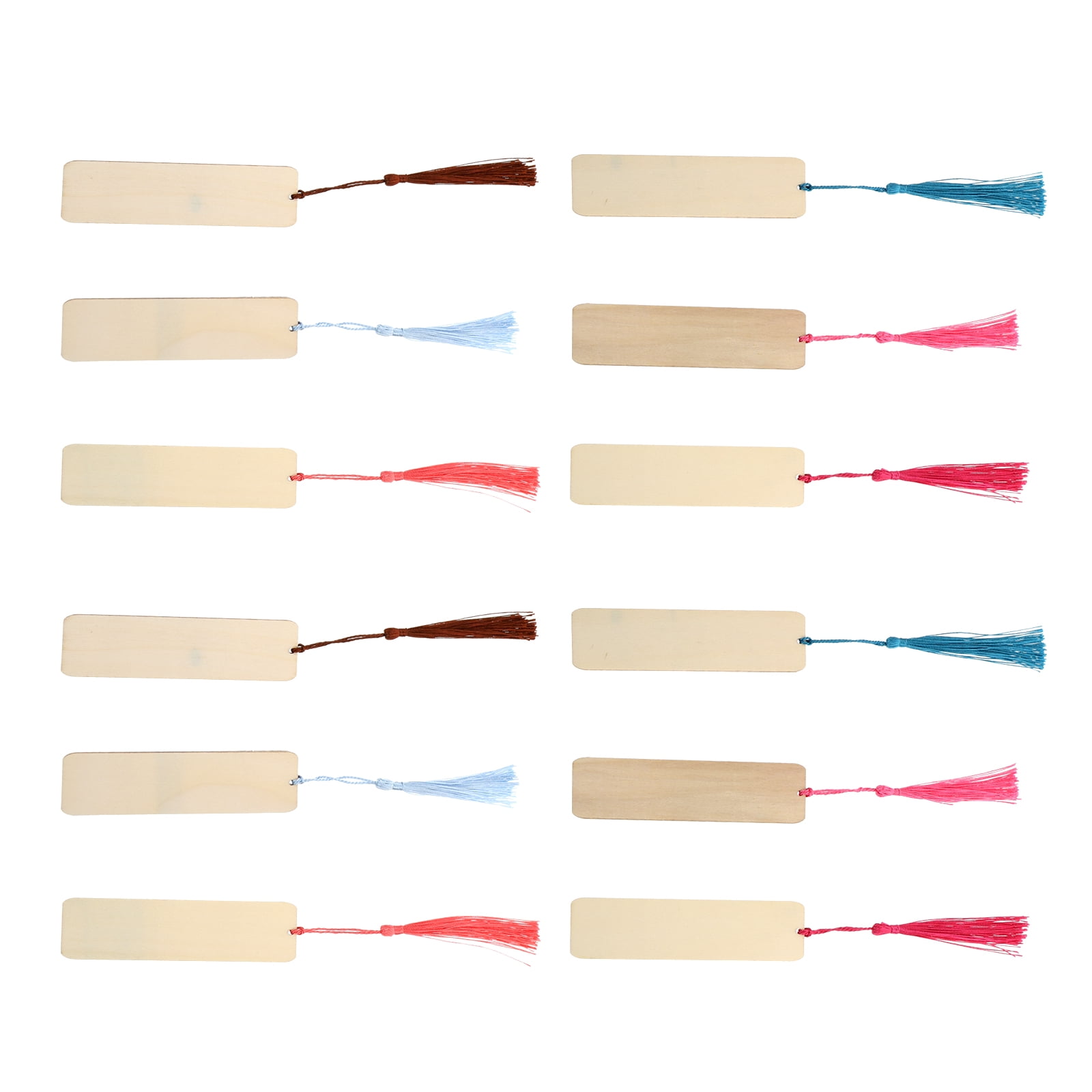 Wood Crafts for Kids Wooden Bookmark Blank Gifts Natural Slices ...