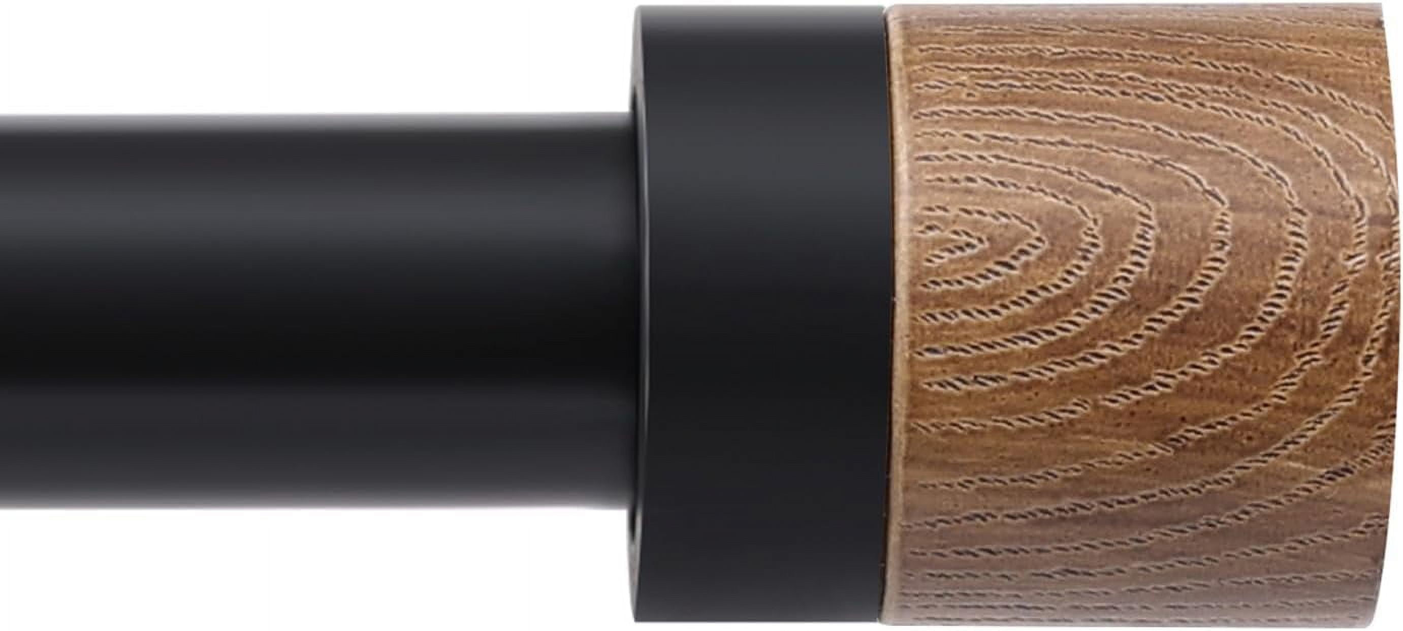 Wood Curtain Rods for Windows 72 to 144 Inches(6-12ft),1 inch ...