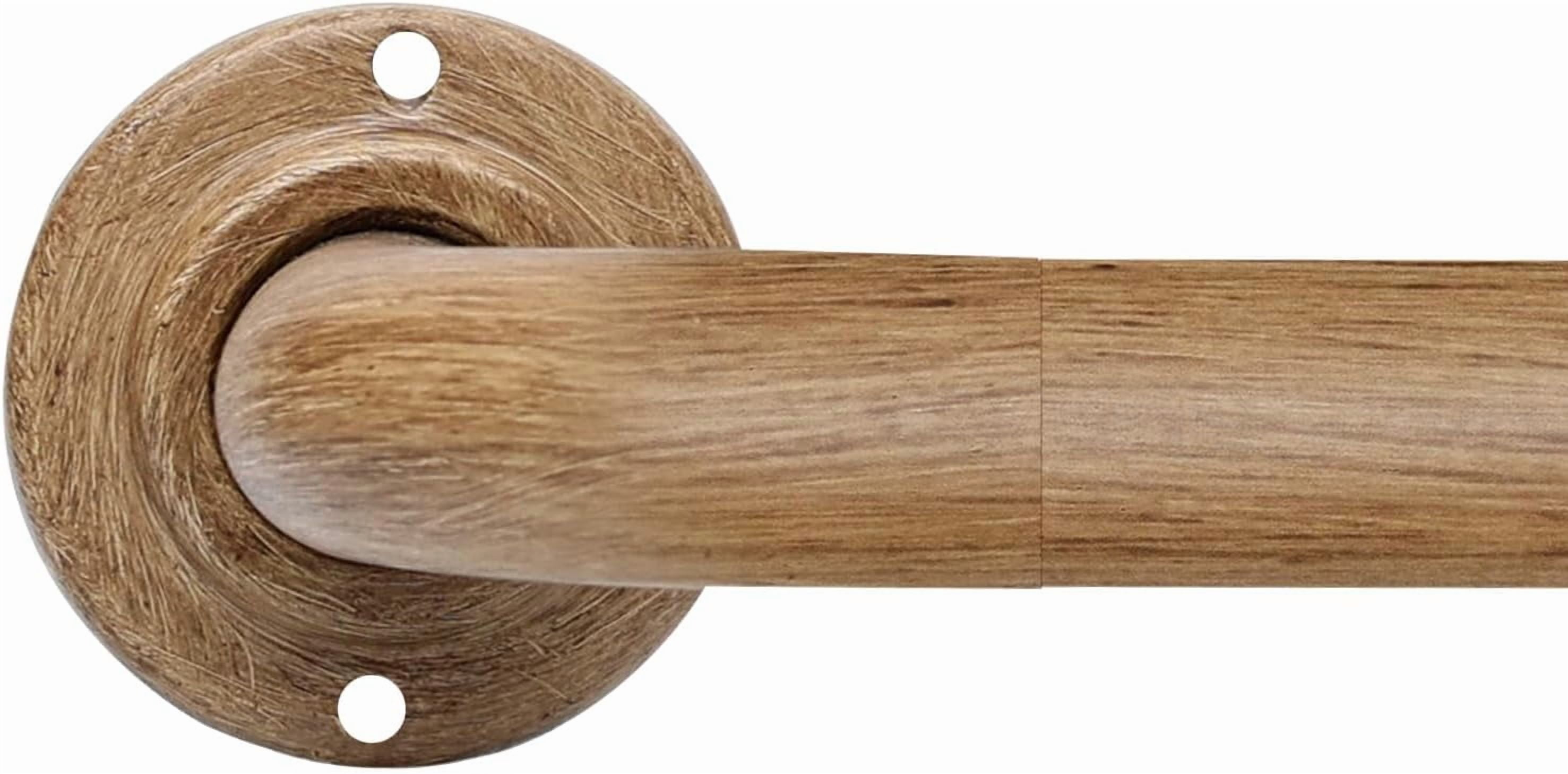Wood Curtain Rods for Windows: Diameter Heavy Duty Adjustable Curtain ...