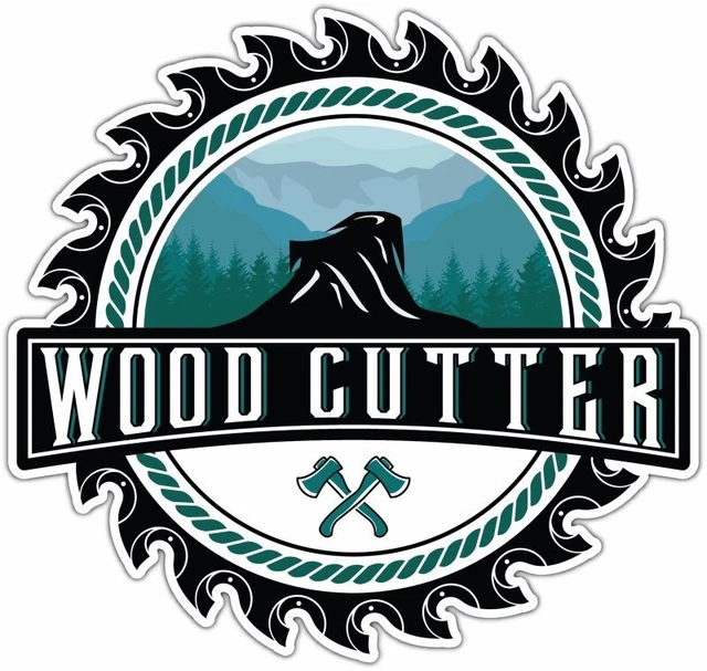 Wood Cutter Circular Saw Lumberjack Woodwork Car Window Stickerphone ...