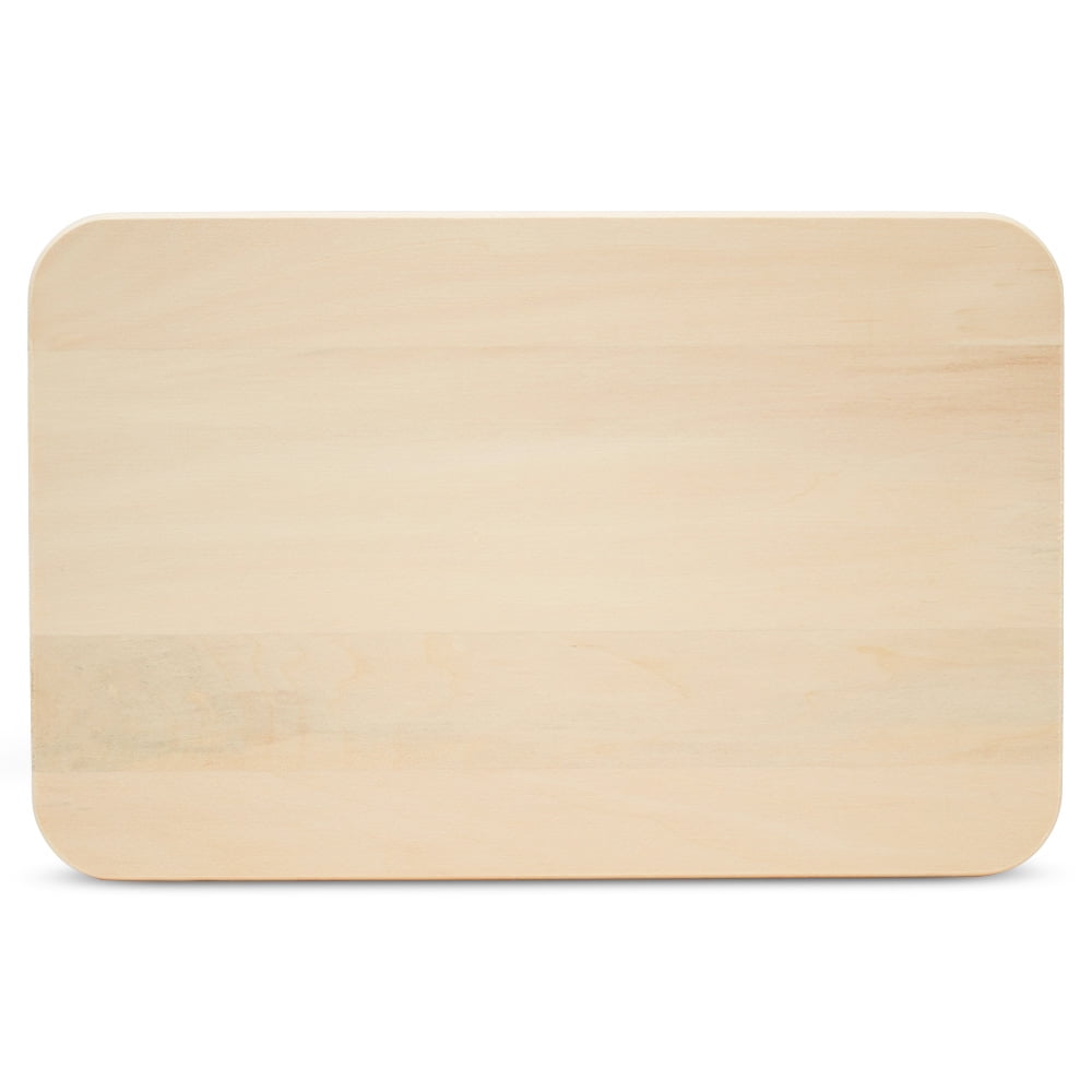 Wood Cutting Board 9 inch, Pack of 4 Large Charcuterie Board Unfinished ...