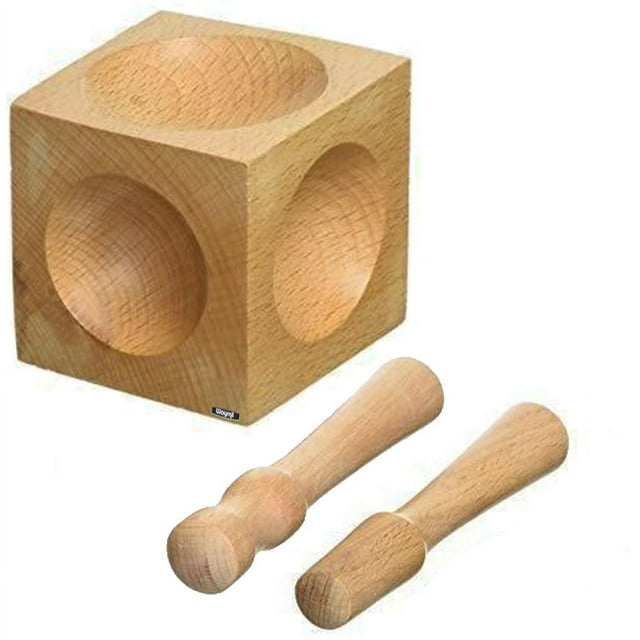 Wood Dapping Block 2 Wood Punch Set Wooden Doming Cube Forming Tool ...