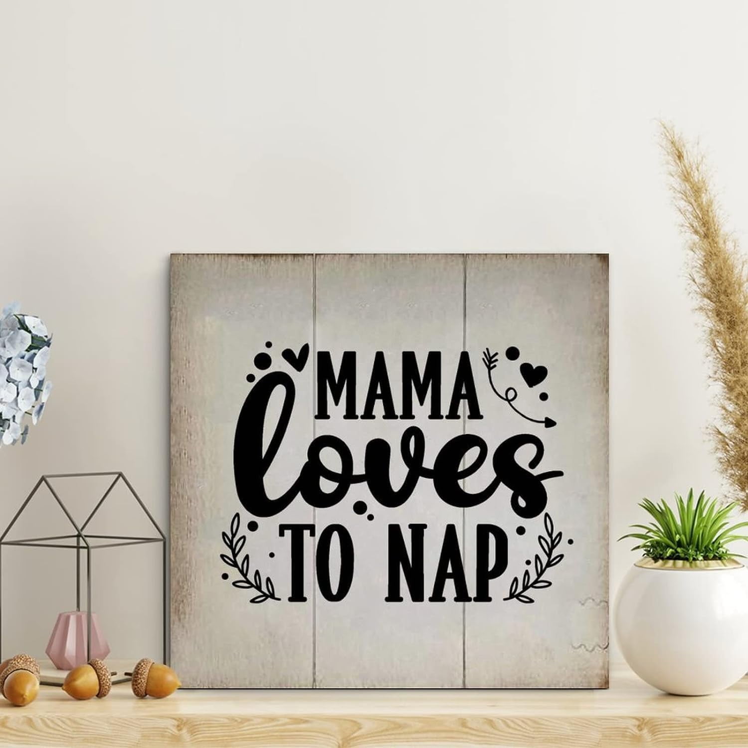 Wood Decor for Bedroom Mama Loves To Nap Wood Signs Rustic Wood Plaque ...