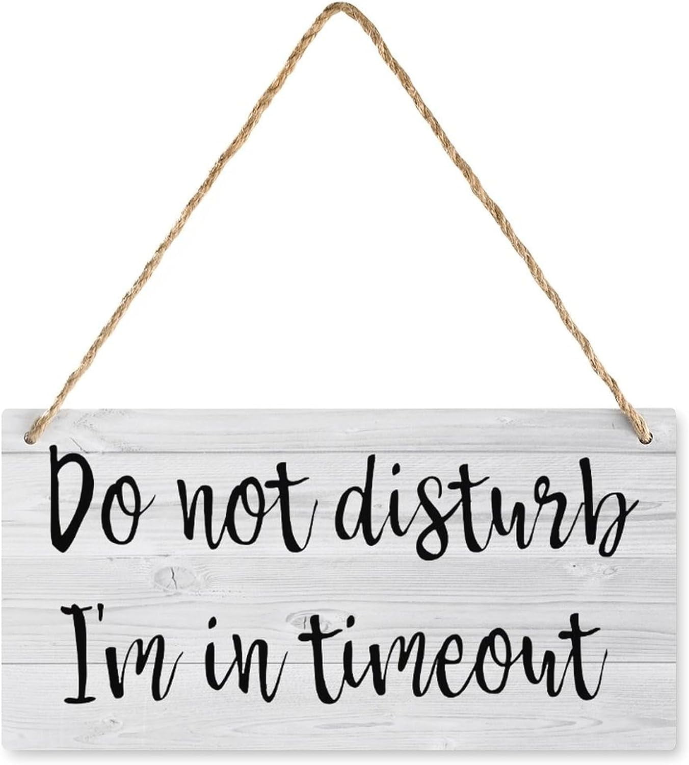 Wood Decor Sign Do Not Disturb I'm In Timeout Rustic Wooden Living Room ...