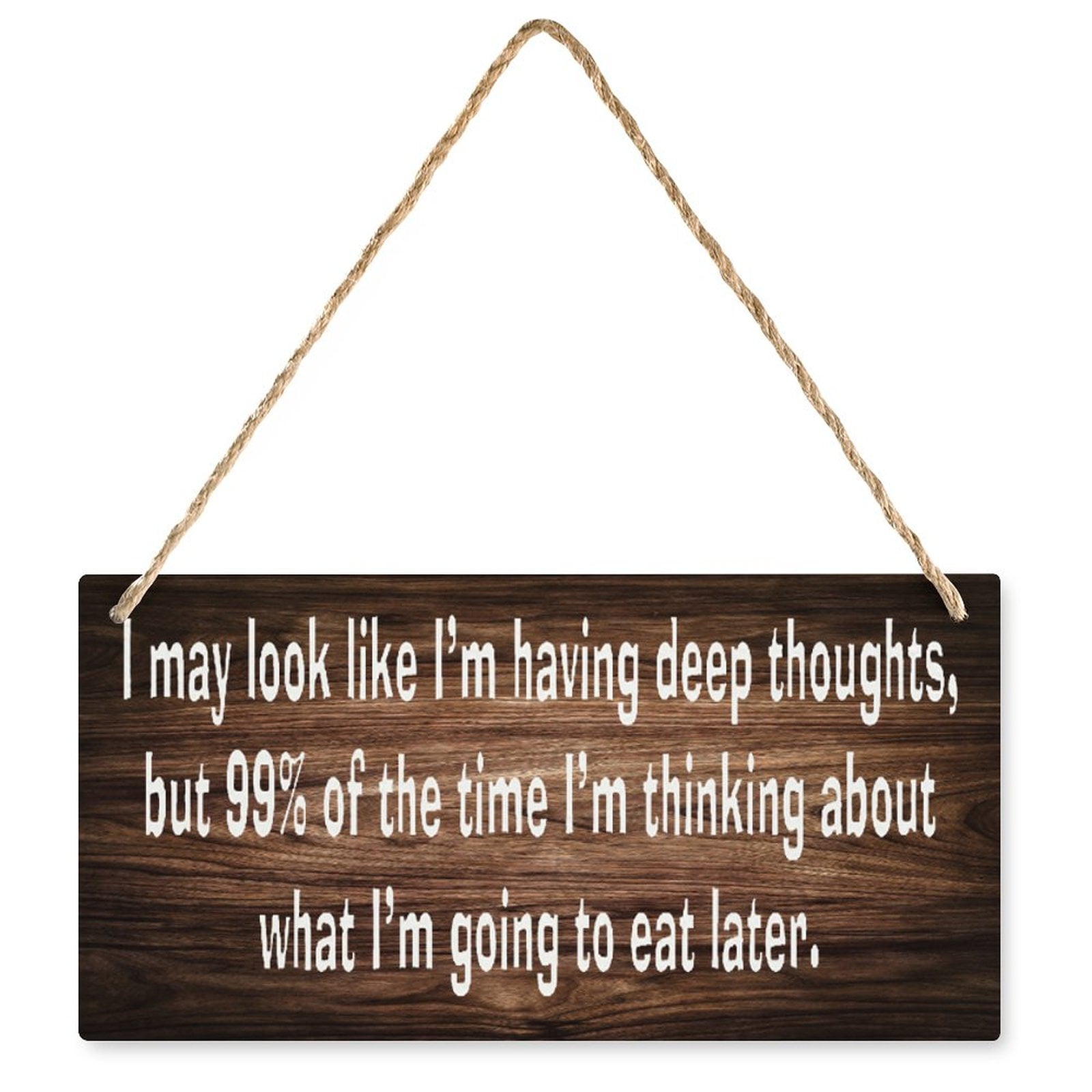 Wood Decor Sign I May Look Like I’M Having Deep Thoughts Wooden Sign ...