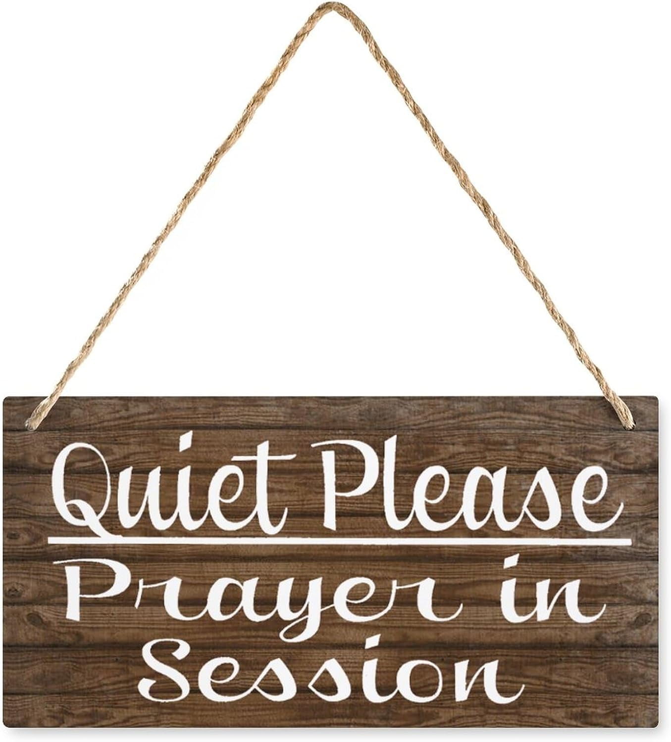 Wood Decor Sign Quiet Please Prayer In Session Please Do Nit Disturb ...