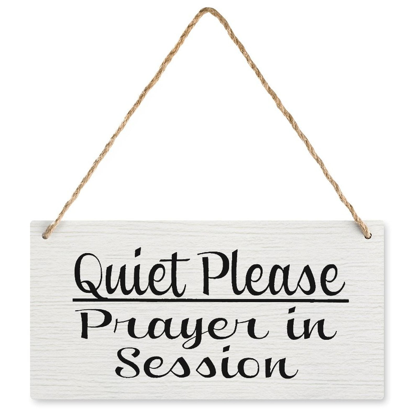 Wood Decor Sign Quiet Please Prayer In Session Please Do Nit Disturb ...