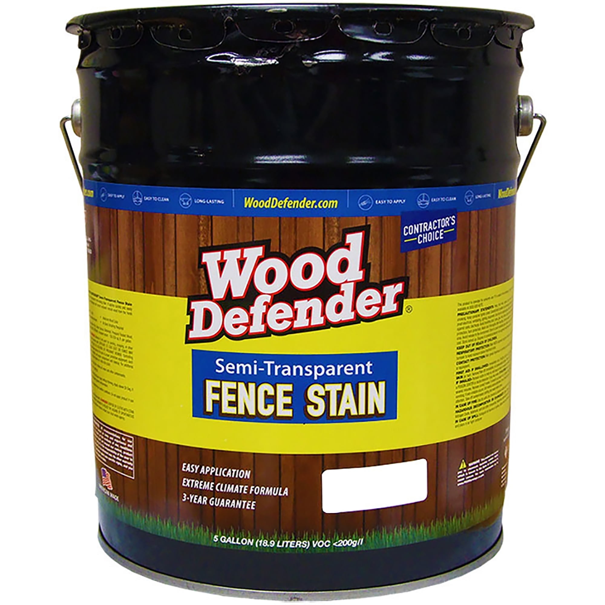 Wood Defender Semi-transparent Fence Stain DARK SIERRA 5 gal - Walmart.com