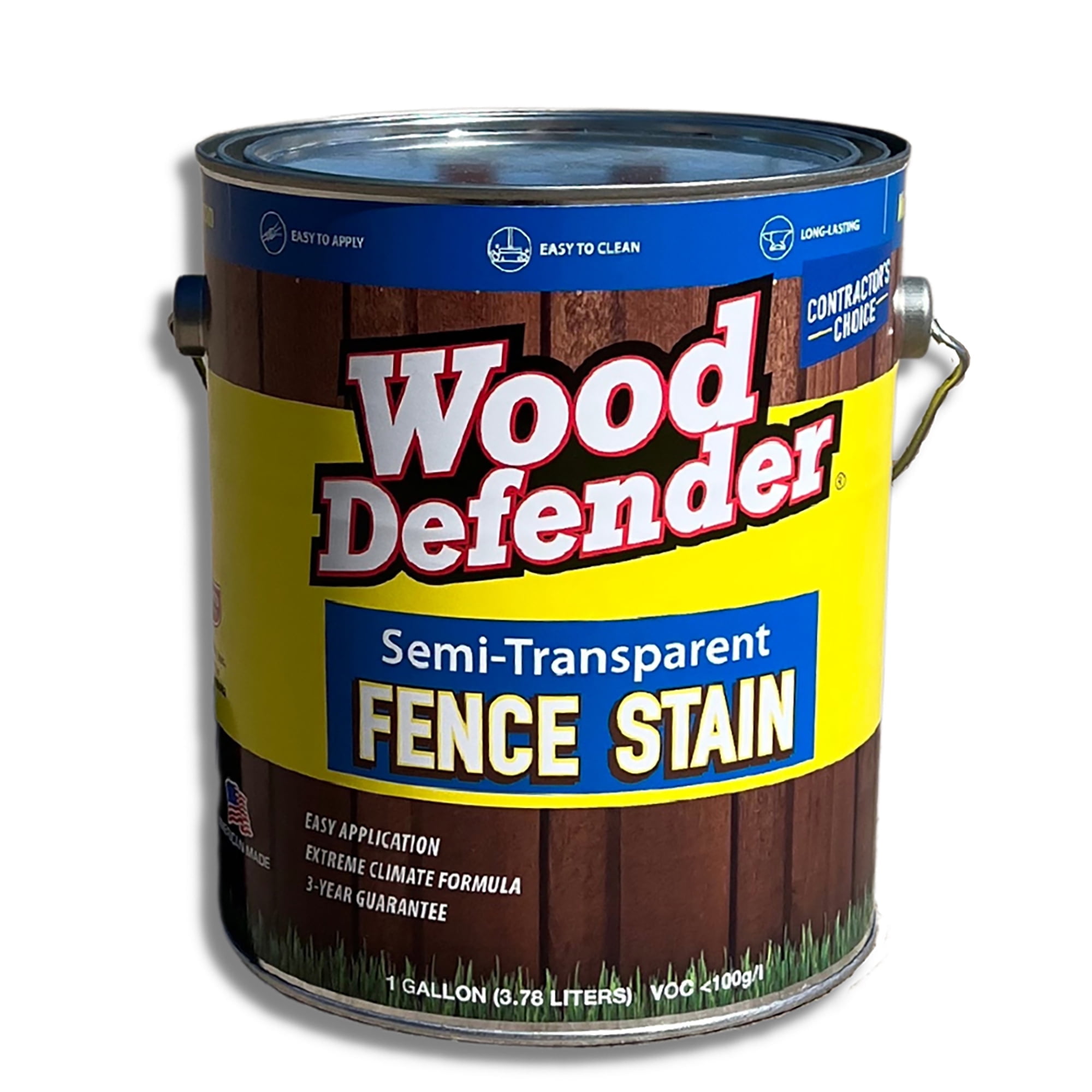 Wood Defender Semi-transparent Fence Stain DARK SIERRA gallon - Walmart.com