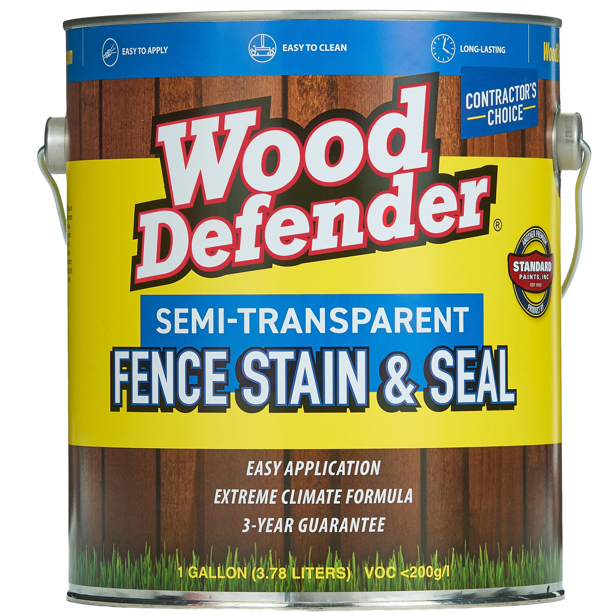 Wood Defender Semi-transparent Fence Stain DARK SIERRA gallon - Walmart.com