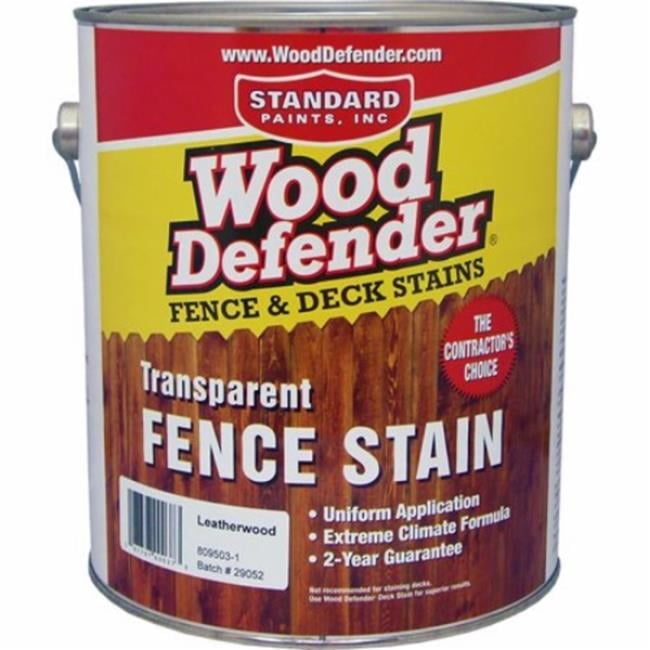 High-Quality Wood Defender Transparent Fence Stain LeatherWood Gallon ...