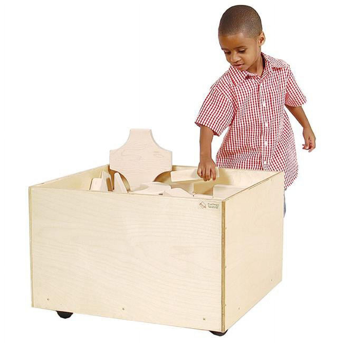 Wood Designs 17100 - Block Bin With 4 Sides - Walmart.com