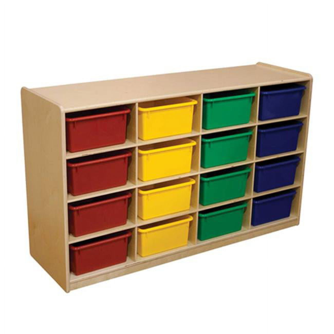 Wood Designs 16 5 In. Letter Tray Storage Unit With Assorted Trays ...