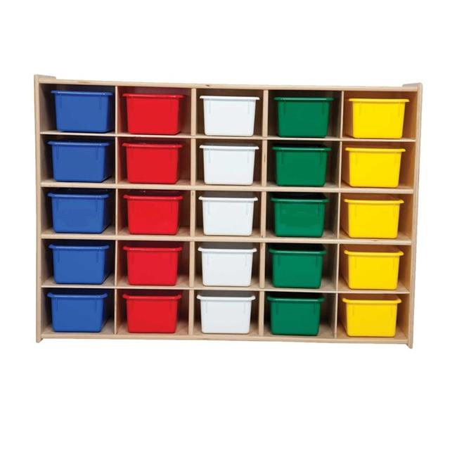 Wood Designs 25 Tray Storage with Assorted Trays Assembled - Walmart.com