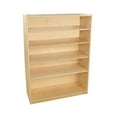 Wood Designs 49 in. Height Bookshelf with Adjustable Shelves - Walmart.com