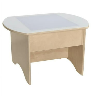Wood Designs Kids 48 in. Brilliant Light Table with Wooden Room Storage ...