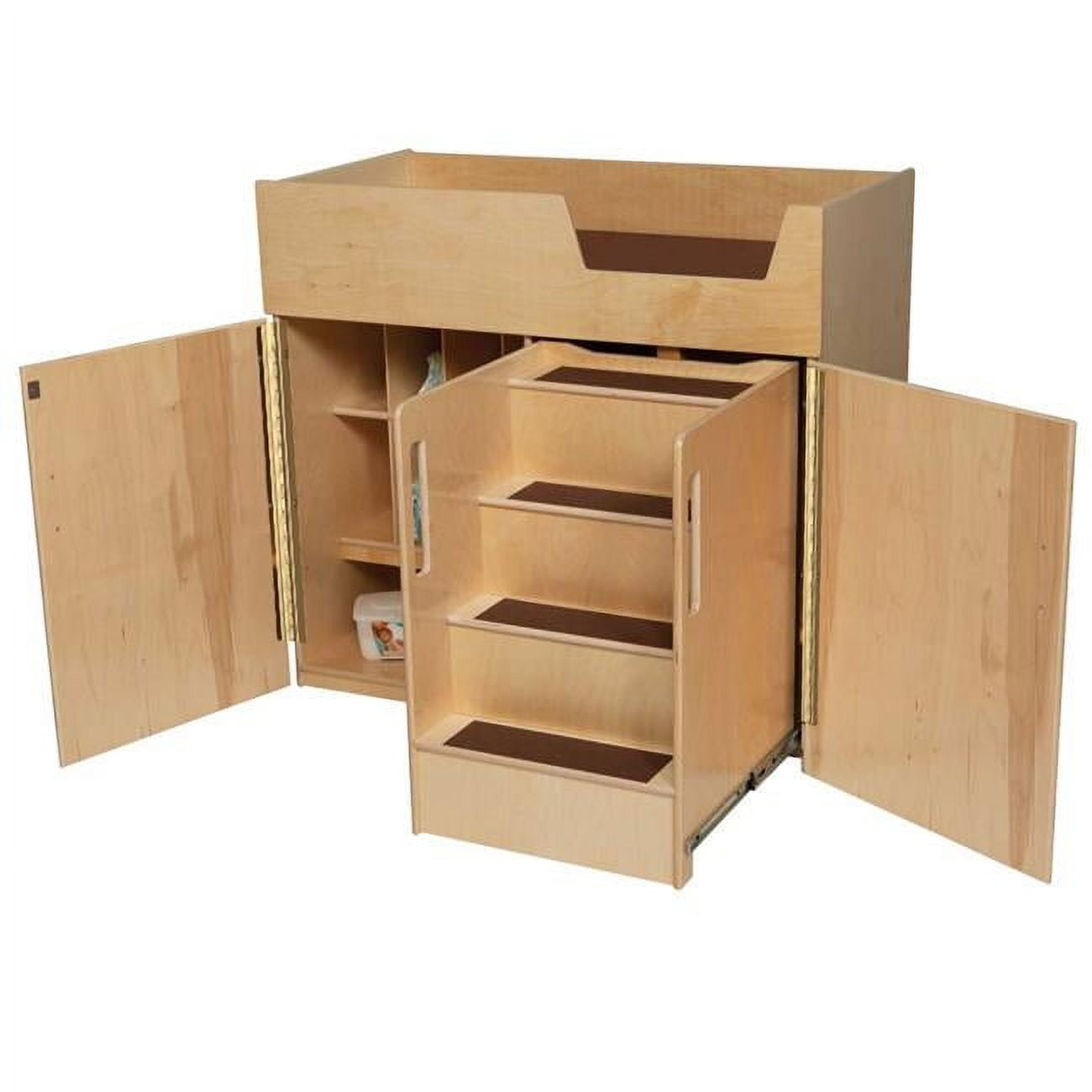 Wood Designs Deluxe Baby Station Infant Care Center with Stairs ...