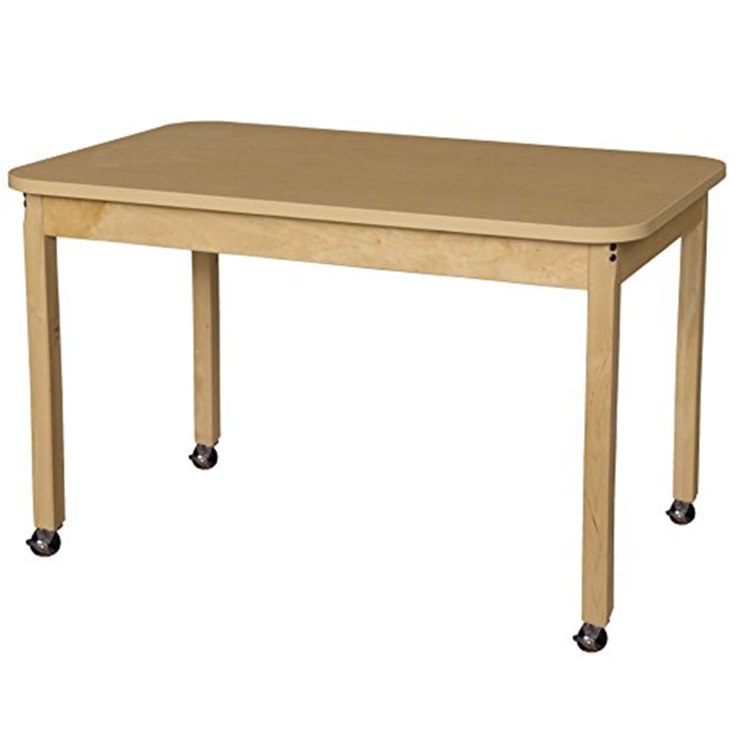 Wood Designs Mobile 30" x 48" Rectangle High Pressure Laminate Table ...