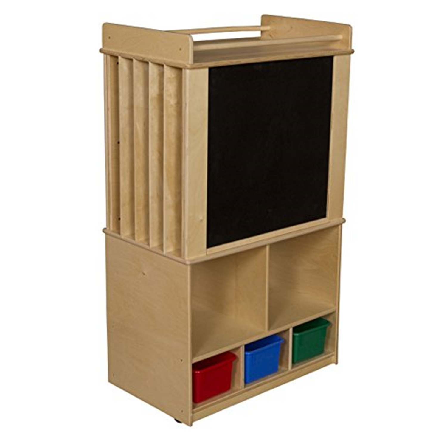 Wood Designs Store-It-All Teaching Center With 3 Assorted Trays ...