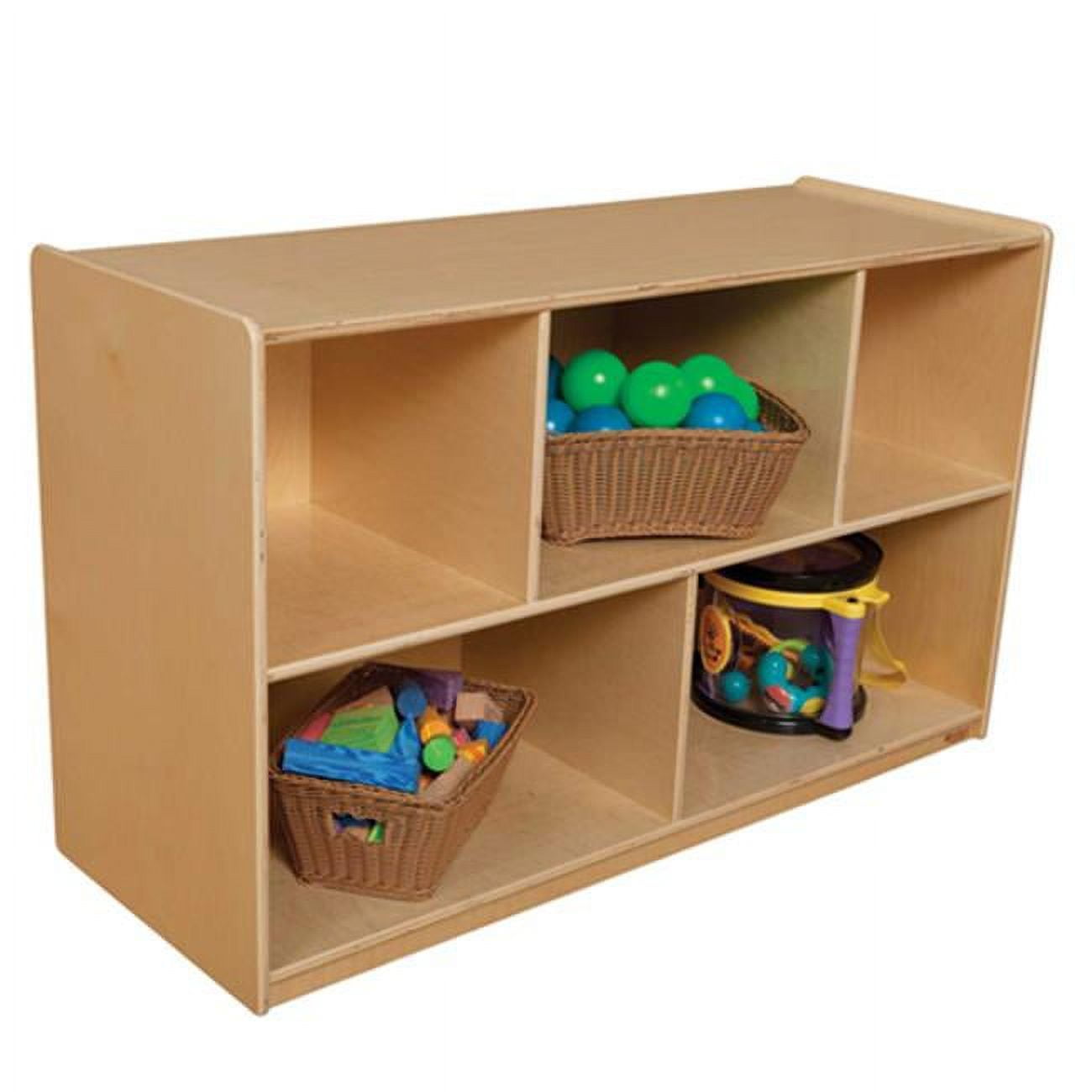 Wood Designs X-Deep 5 Compartment Shelving Unit - Walmart.com