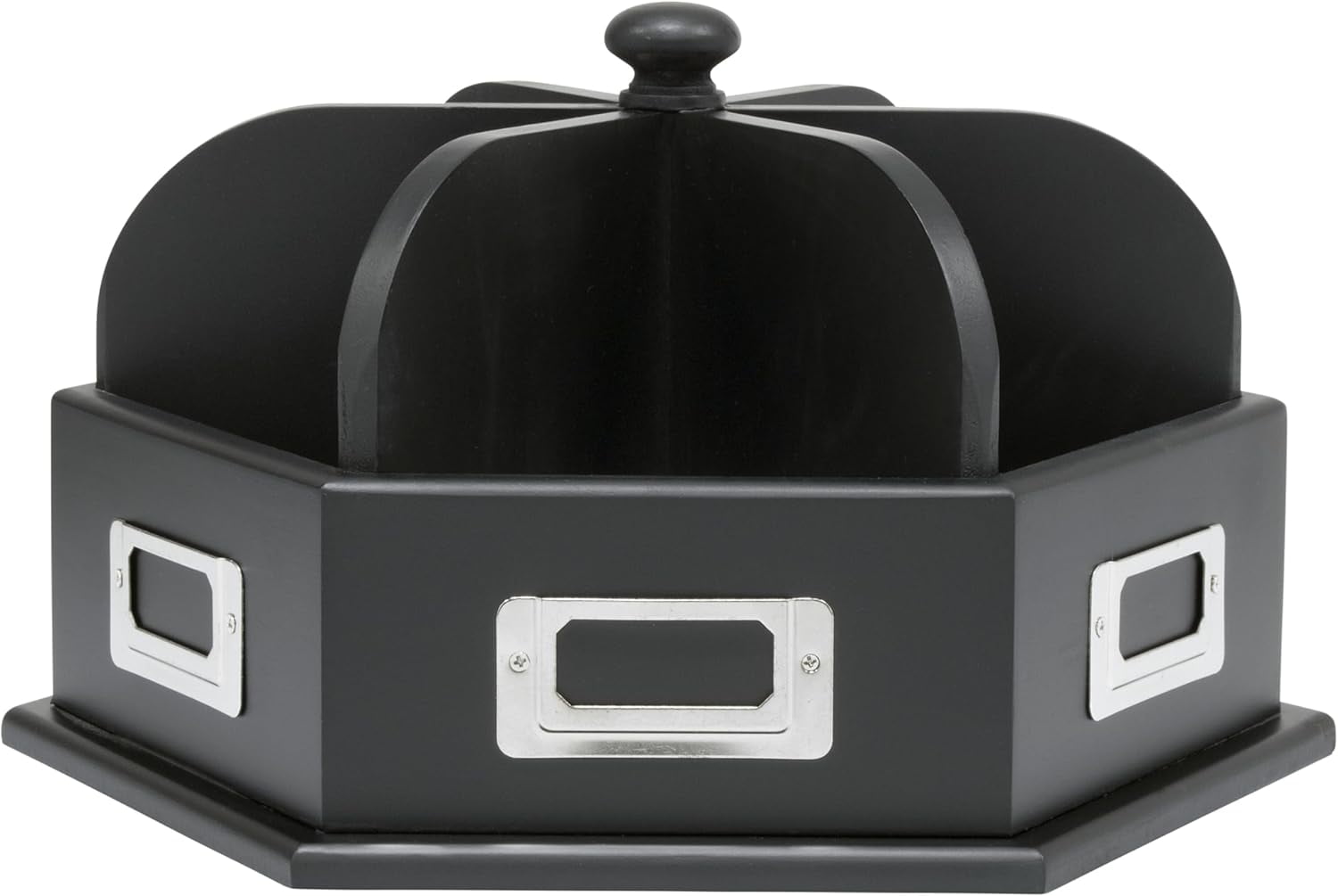 Wood Desk Carousel in Black 12166 - Walmart.com