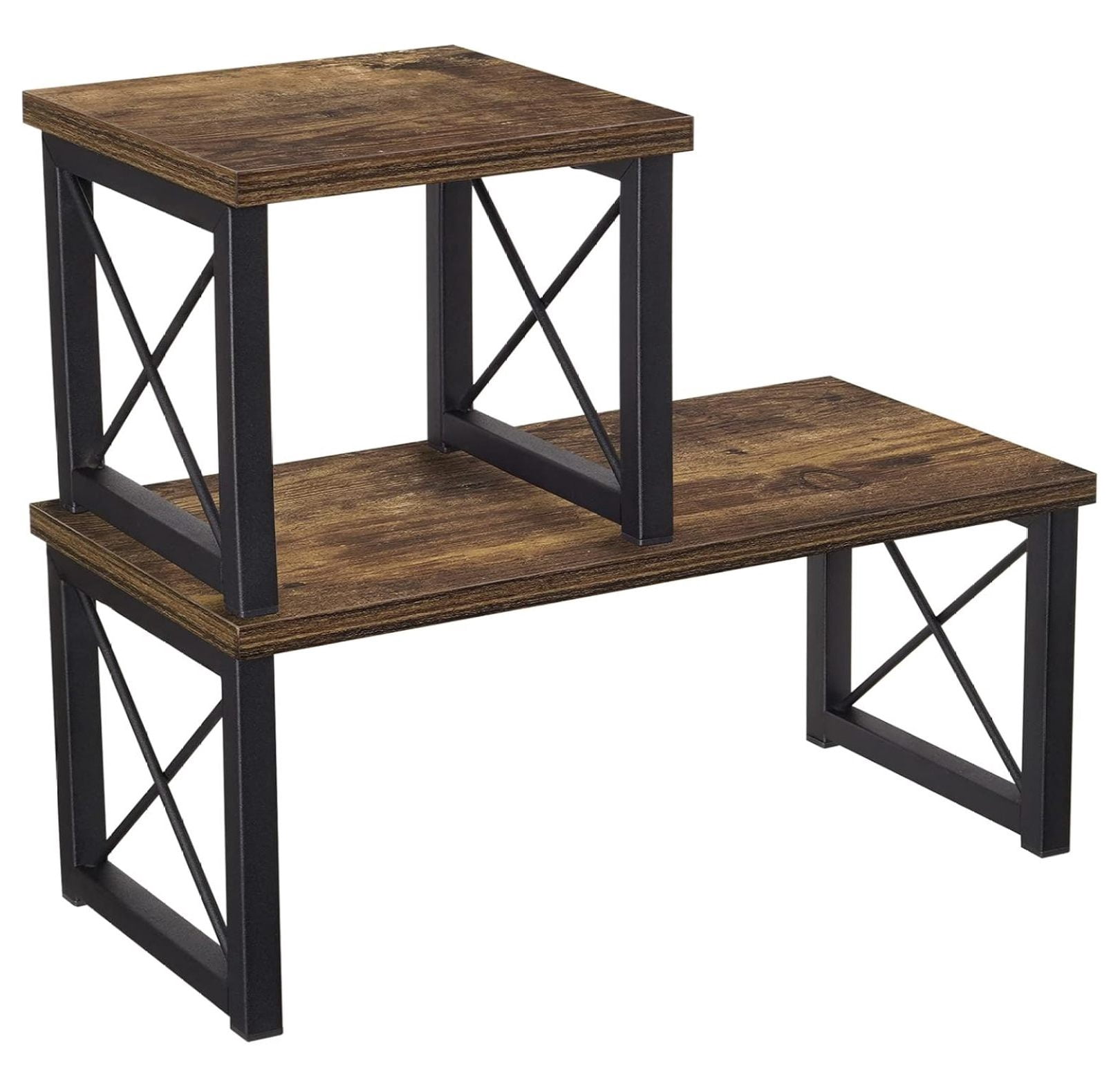 Wood Desktop Shelf - Table Top Corner Shelf Stand - Kitchen Counter ...
