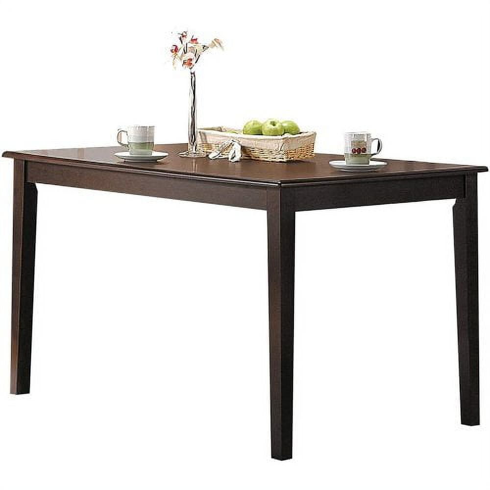 Wood Dining Table Modern Rectangular Kitchen Table for Small Spaces ...