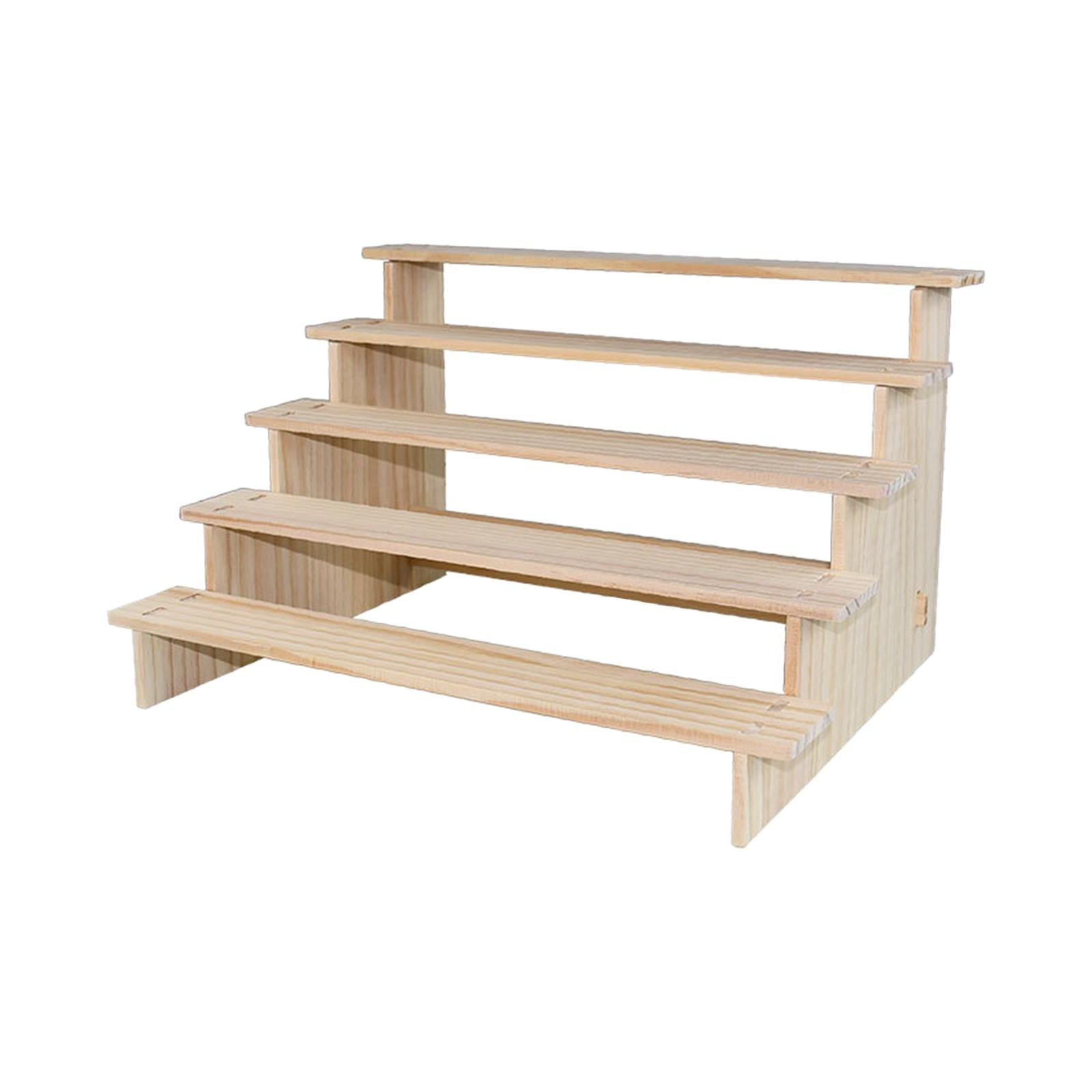 Segolike Wood Display Riser Stand Wooden Display Shelf Multilayer ...