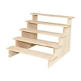 Wood Display Riser Stand Wooden Riser Display Shelf Organizer for ...