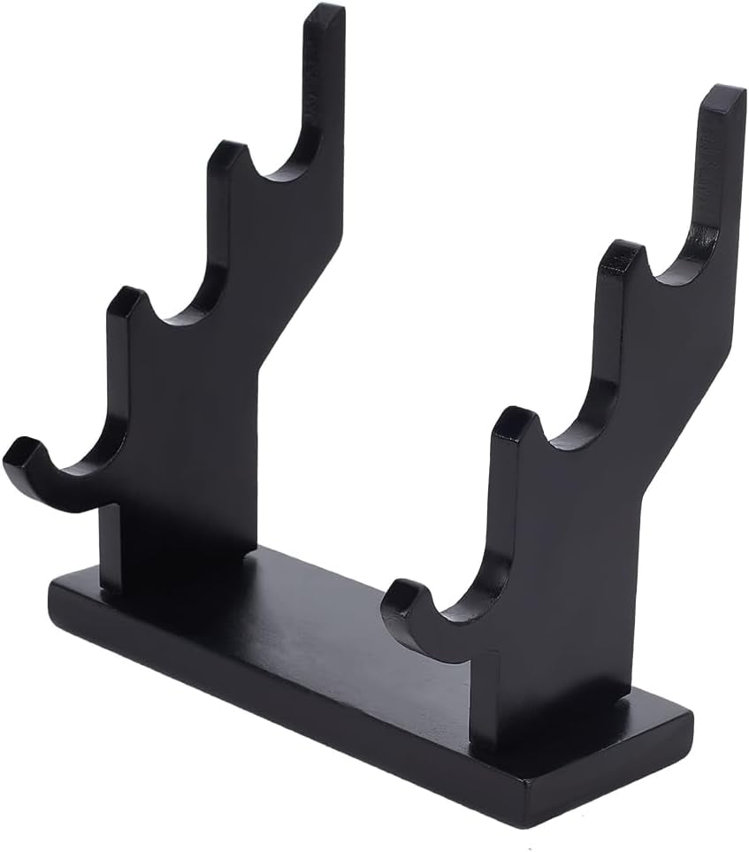 Wood Display Risers for Wand Black 14x5x13cm DIY - Walmart.com