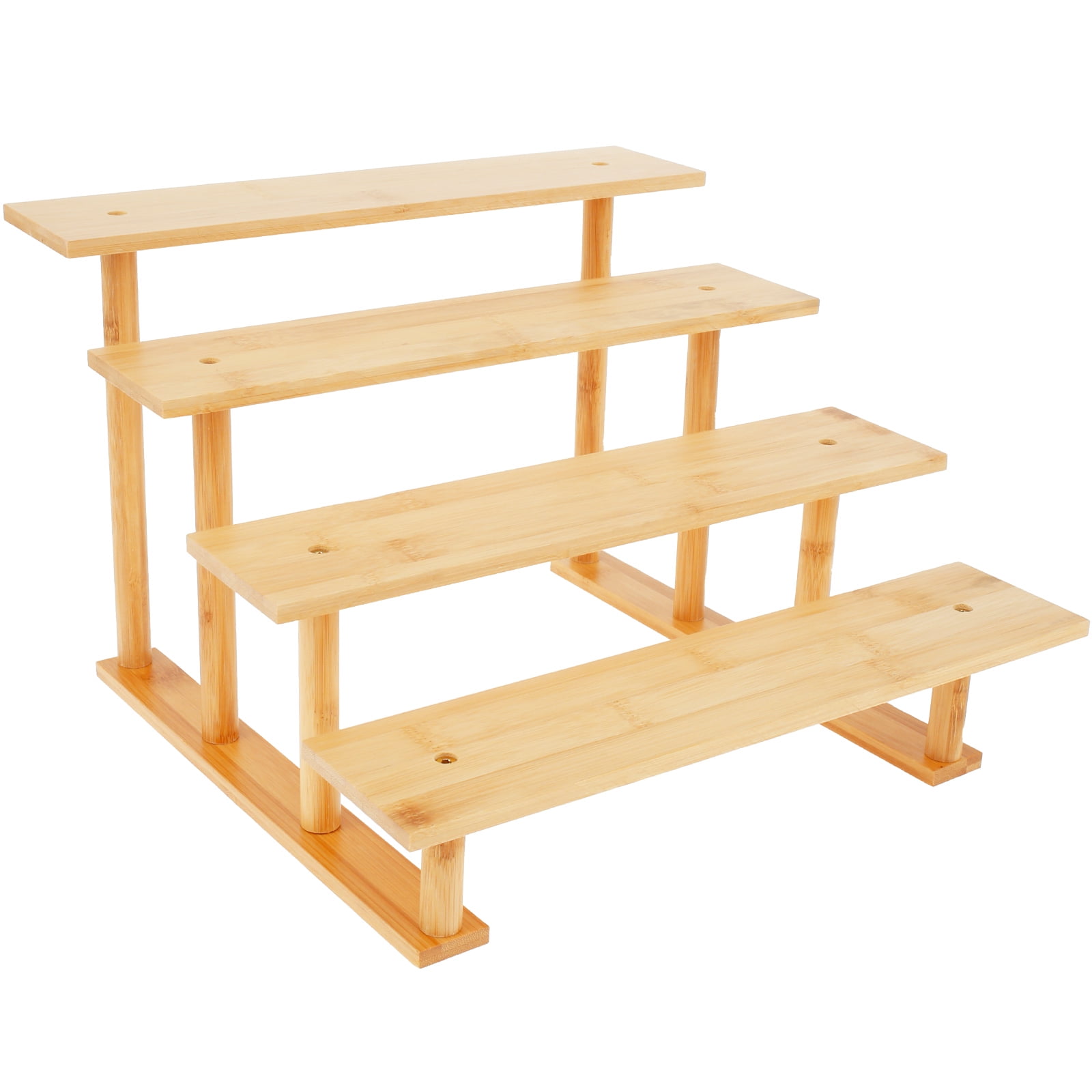 Wood Display Stand Tiered Wood Cupcake Stand Easy Assembly Food Display ...