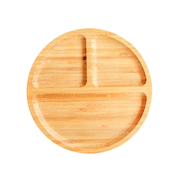 Wood Divided Servings Tray Dinner Platters Round Squares Snacks Tray ...