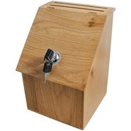 Safco, SAF4237NA, Bamboo Suggestion Box, 1 Each, Natural - Walmart.com
