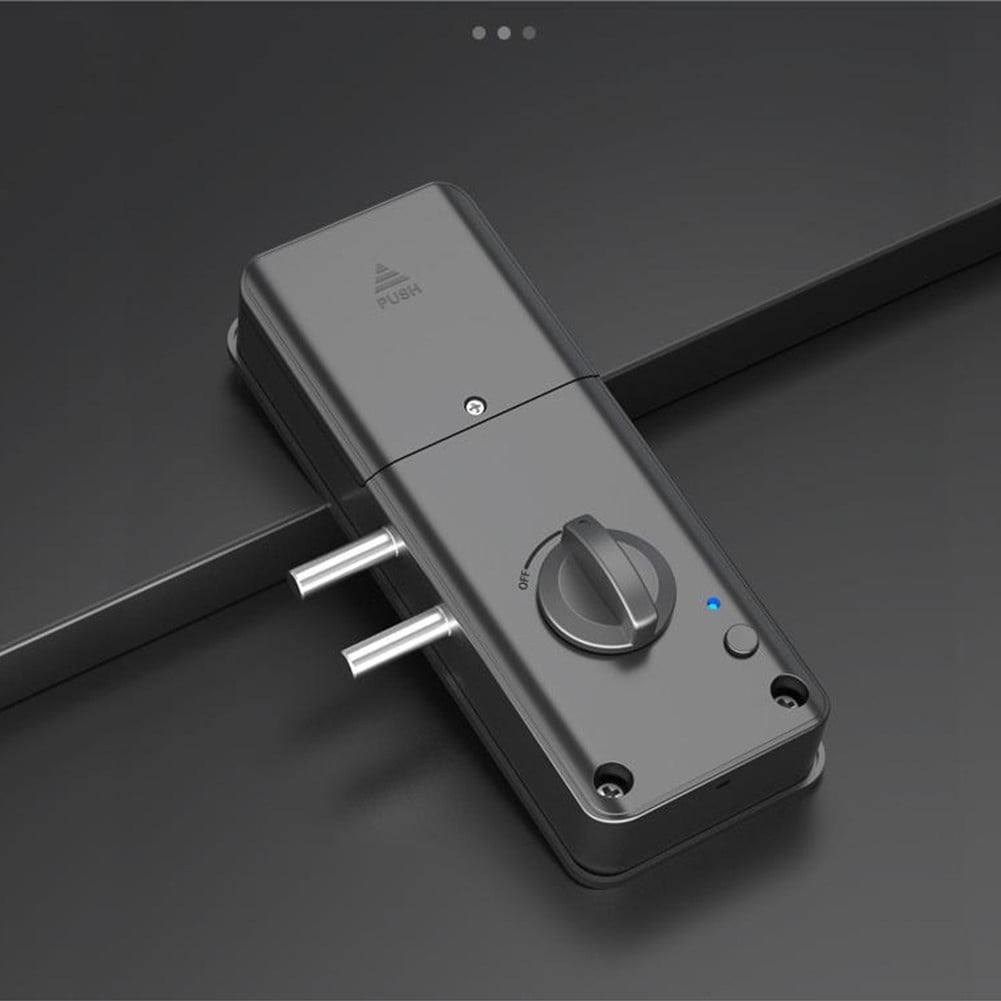 Wood Door Lock With Ic Card Unlock Electronic Lock Indoor Burglar Door ...