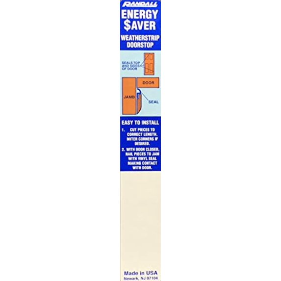 Wood Door Stop Set with White Kerf Weatherstrip (3 Piece Set) - Walmart.com