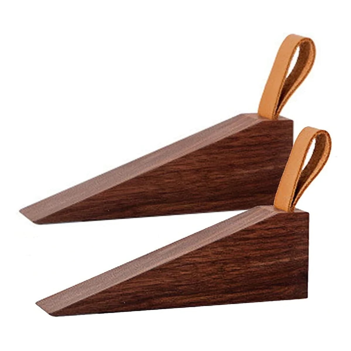 Wood Door Stopper, Solid Wood Non-Slip Door Wedges, Sturdy and Durable ...