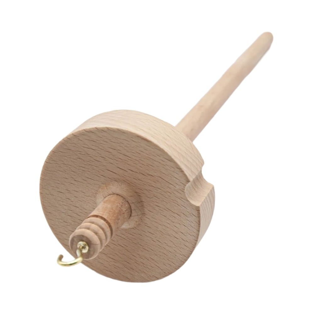 Wood Drop Spindle Spinner Wheel Yarn Wood Spindle Top Whorl Yarn ...