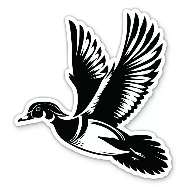 Wood Duck Sticker Phone Decal Water Bottle Stickers Car Decals, Laptop ...