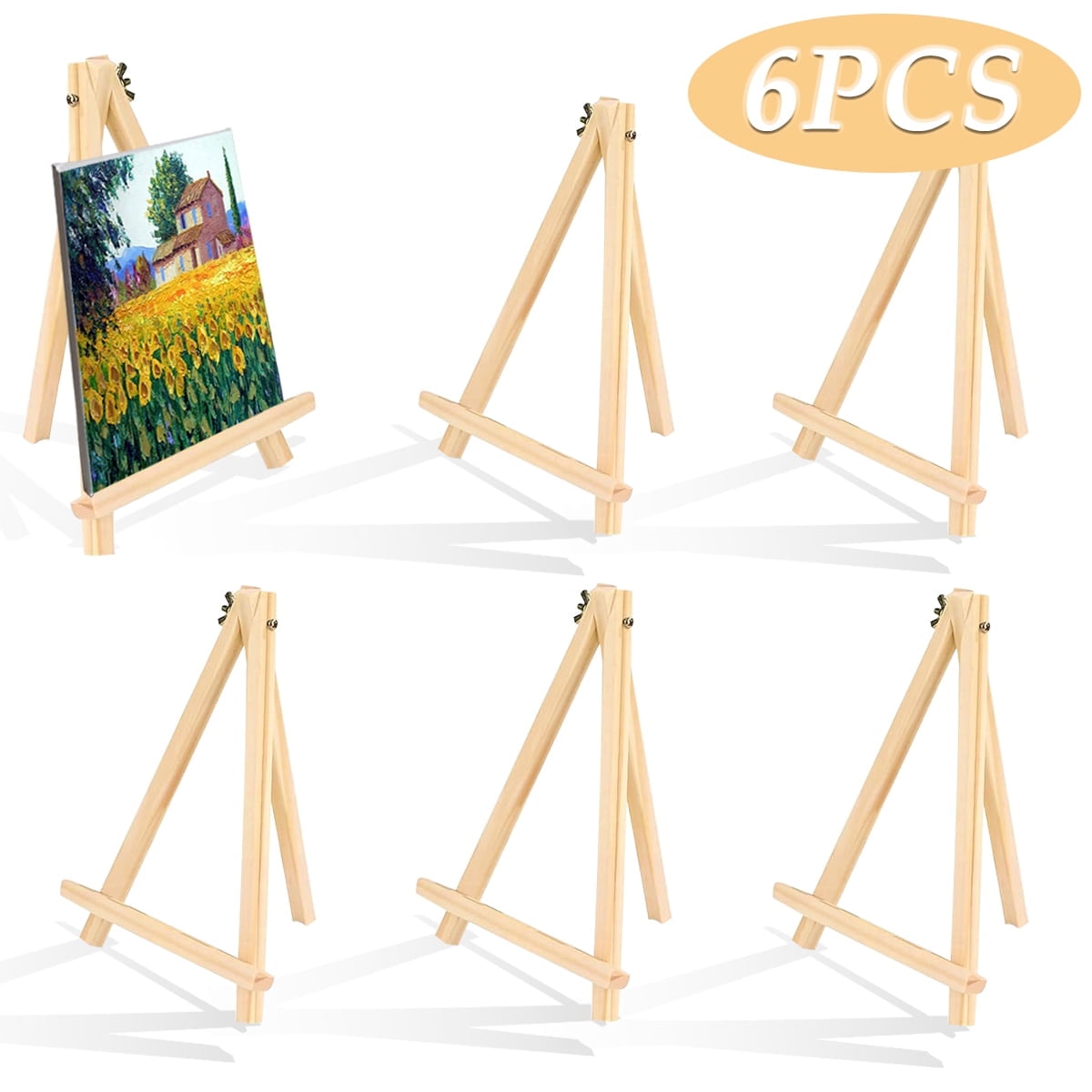 Wood Easels Stand for Painting Tripod Student Tabletop Easels for ...