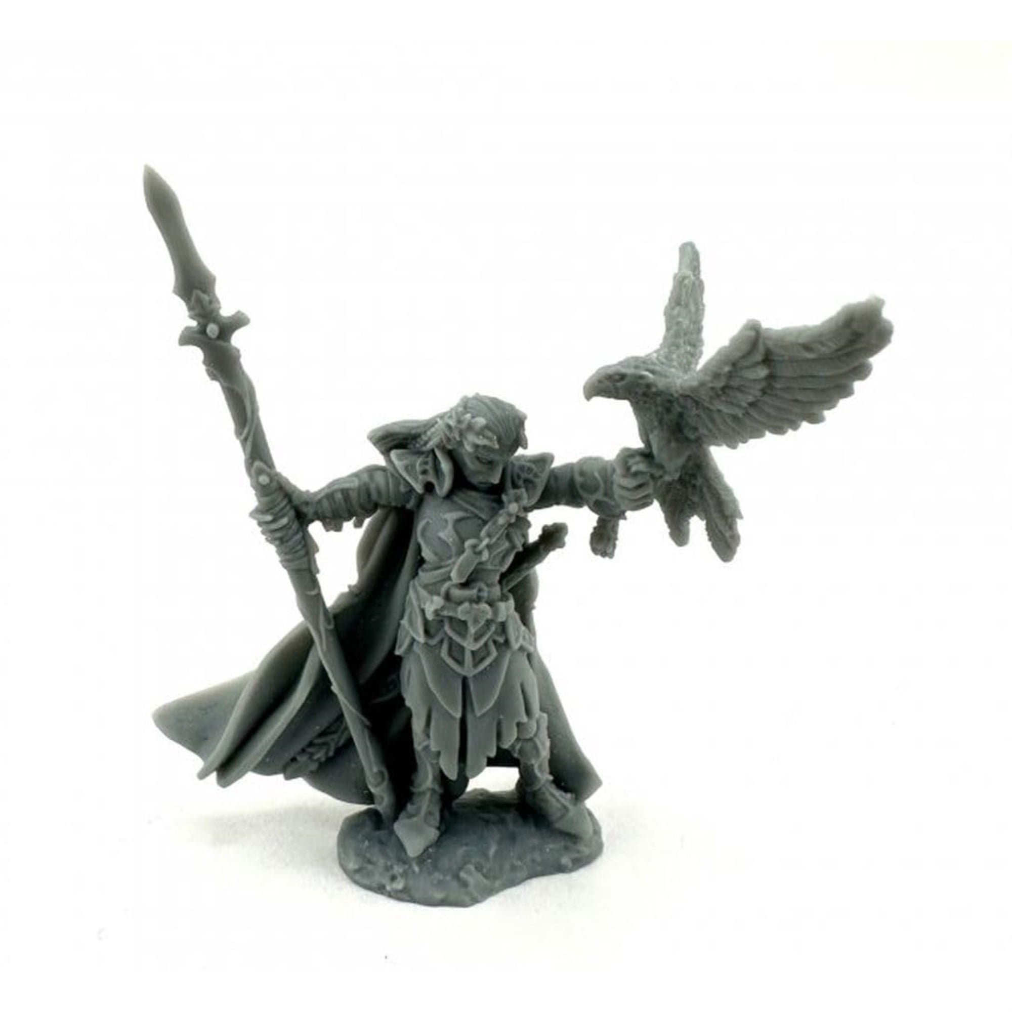 Wood Elf King Miniature 25mm Heroic Scale Figure Dungeon Dwellers ...