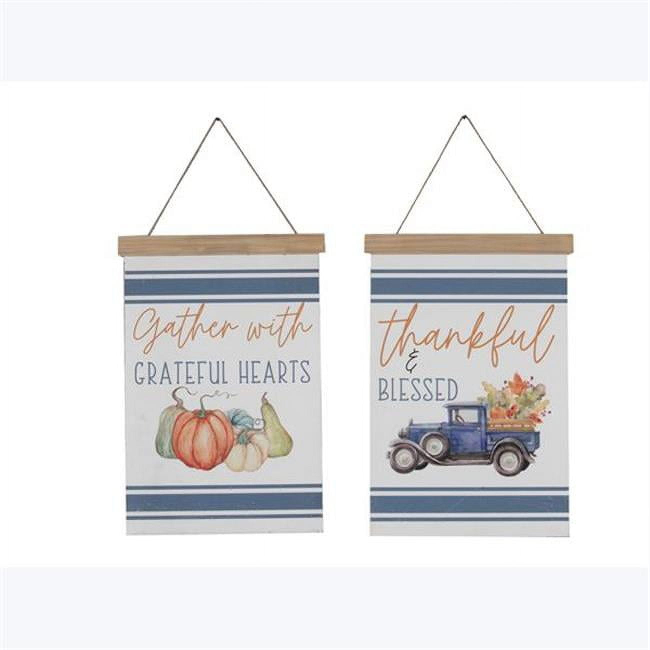 Wood Fall Scroll Style Wall Plaque, Assorted Color - 2 Piece - Walmart.com