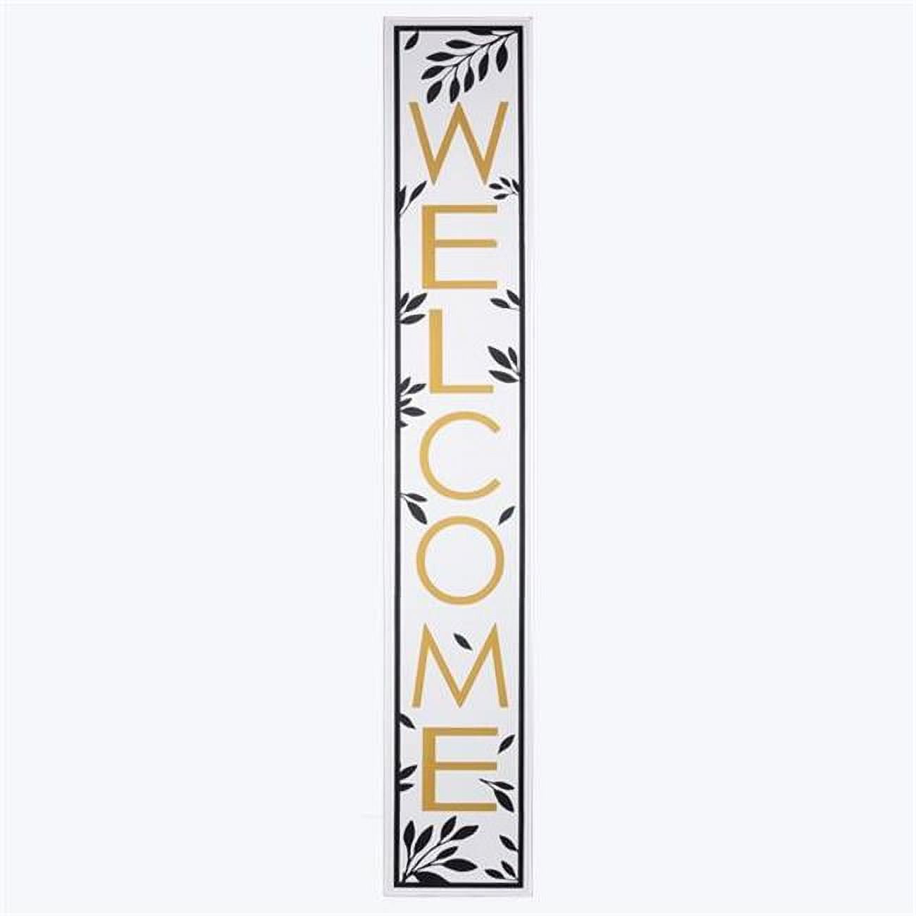 Wood Fall Welcome Porch Door Leaner Accent - Walmart.com